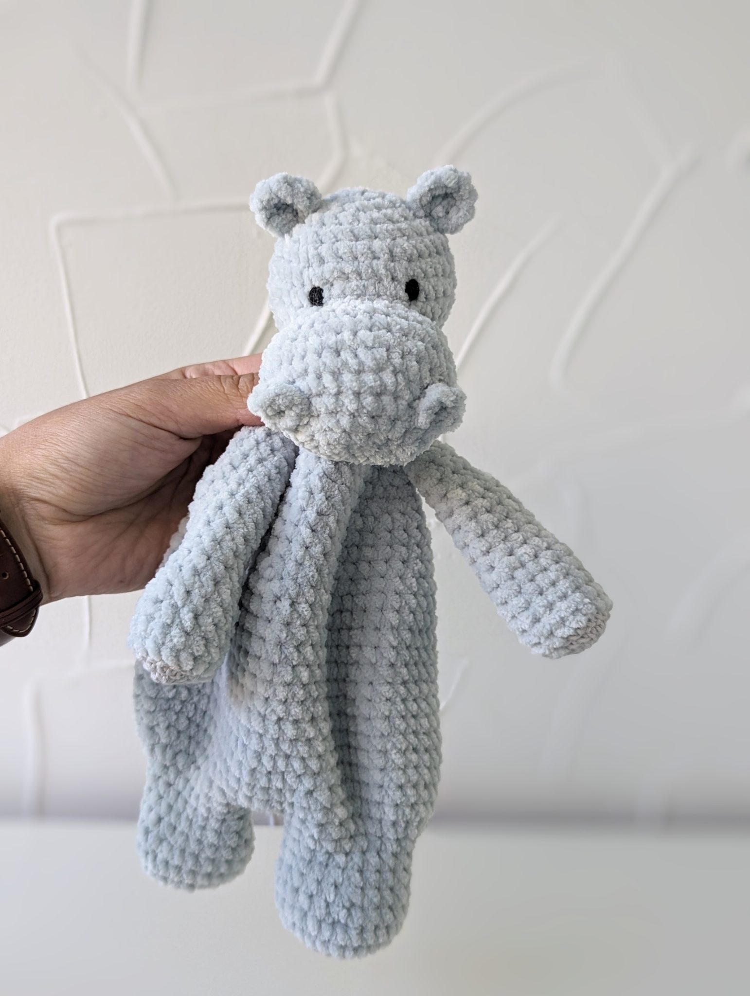 Hippo Comforter Pattern – Olives Toy Box